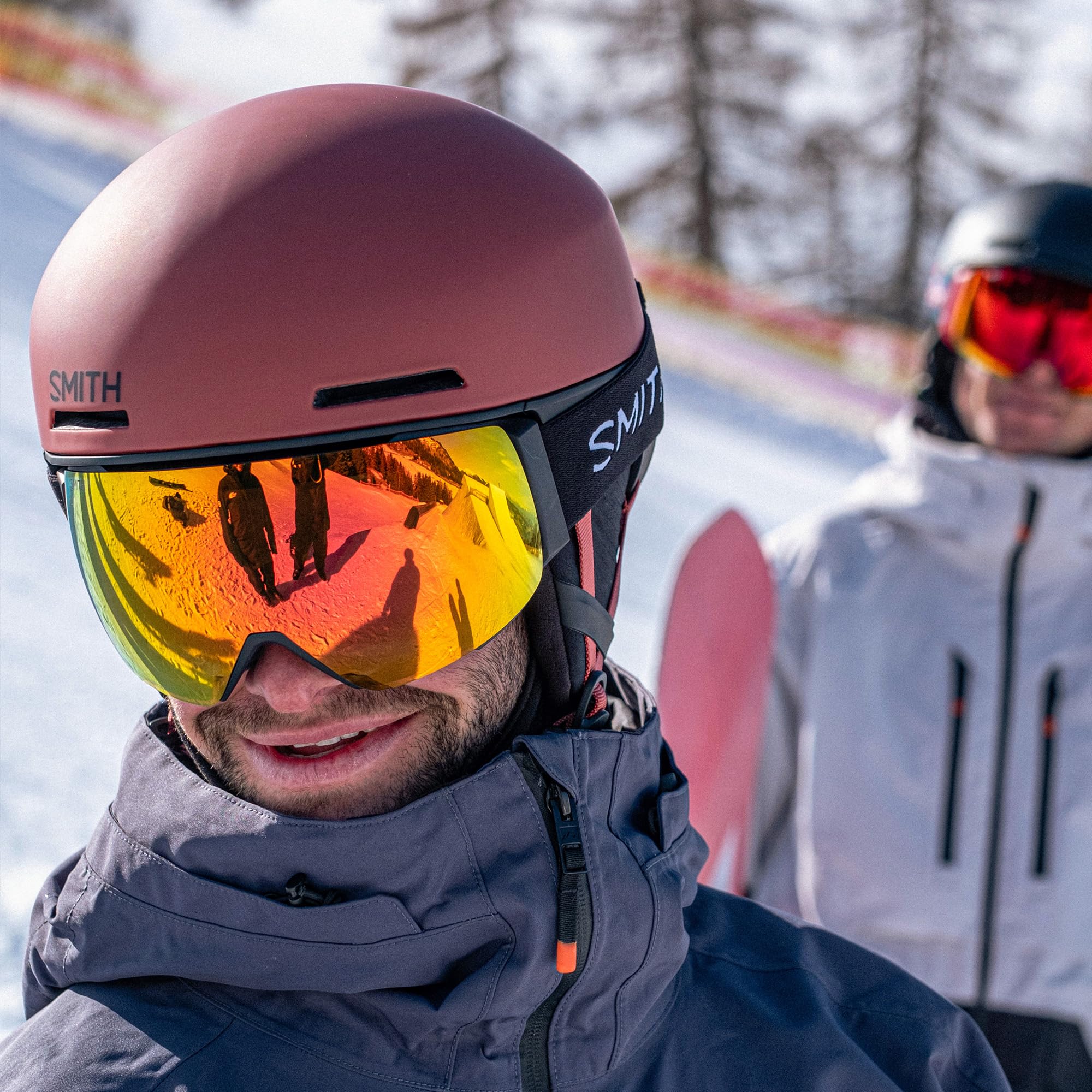 SMITH I/O MAG Snow Goggle - Ac | Angel Collinson | Chromapop Sun Black Gold Mirror + Extra Lens