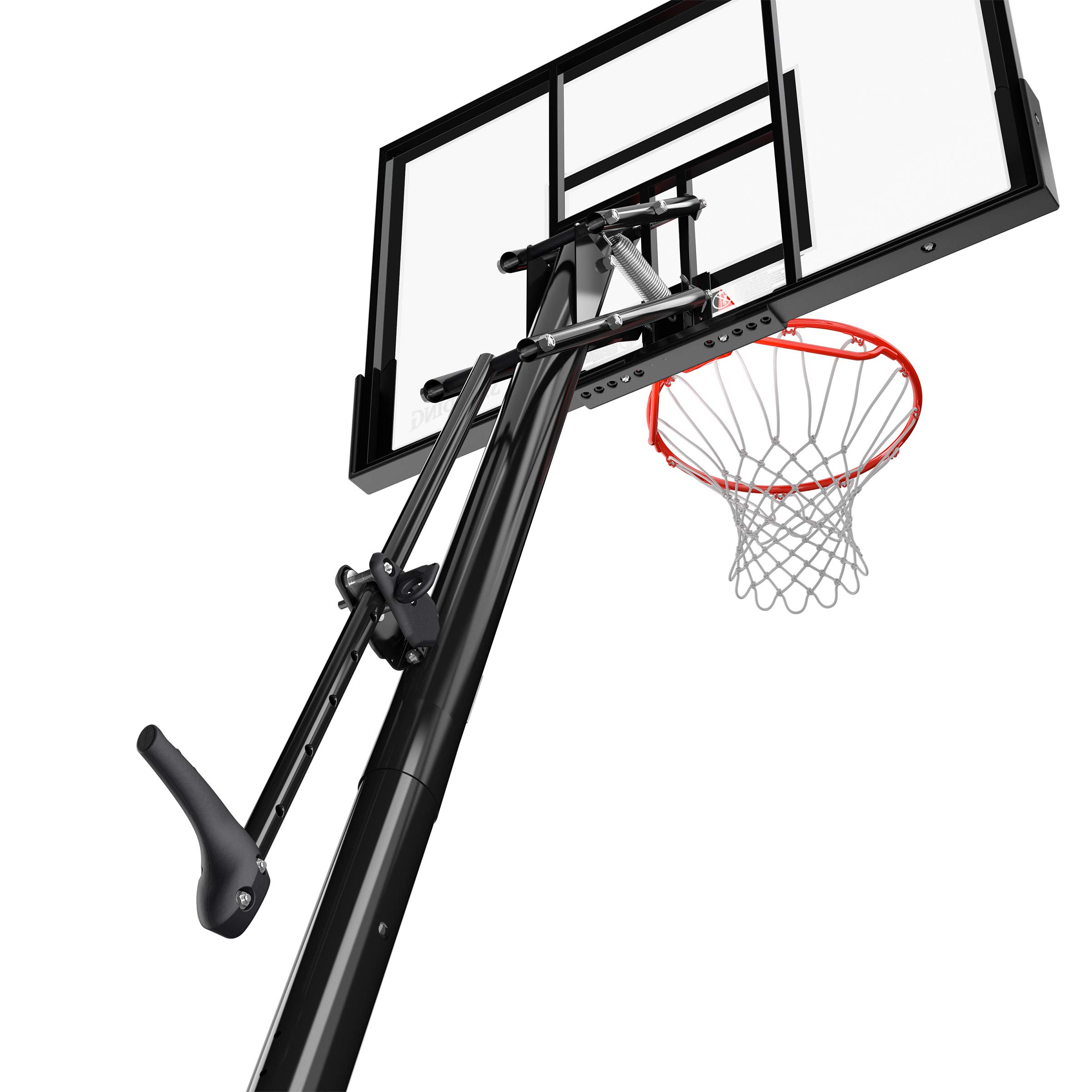 Spalding 50" Performance Acrylic Exactaheight™ Portable Basketball Hoop Multi Color