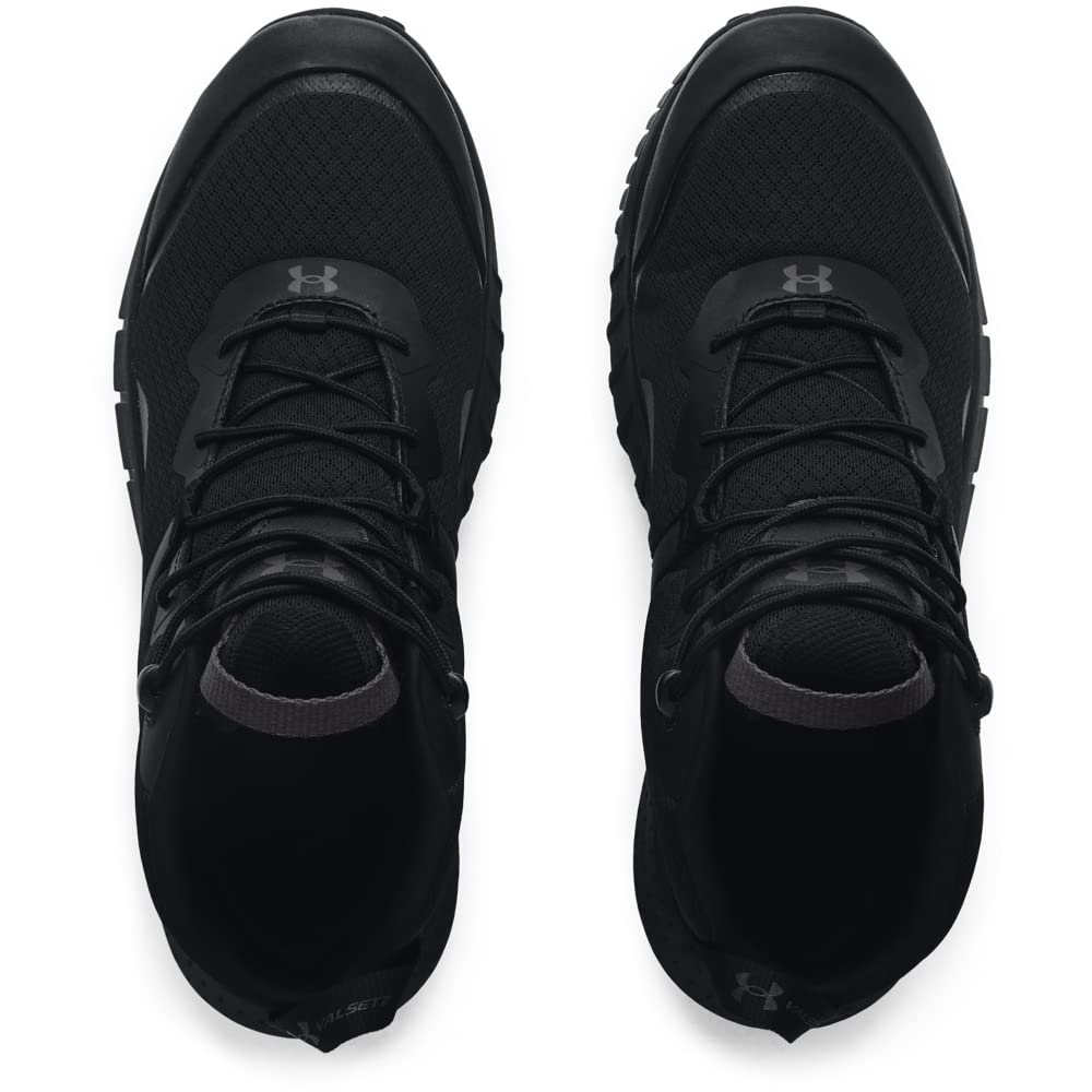 Under Armour mens Micro G Valsetz Mid Military and Tactical Boot, Black (001 Black, 11 US