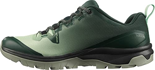 Salomon VAYA Hiking Shoes for Women, Green Gables/Spruce Stone/Shadow, 5.5