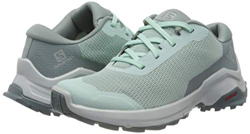 Salomon Women's Hiking Shoe, icy morning/lead/stormy weather,12 M US
