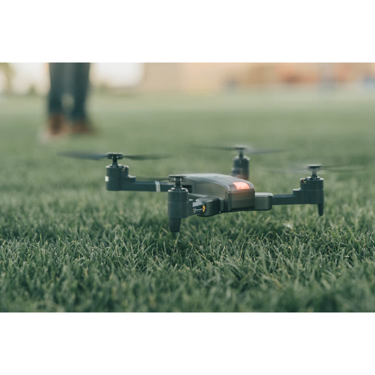 VTI SkyHawk Compact Drone with Camera for Adults, 1080P HD Live Video RC Quadcopter for Beginners with 3 Speed Modes, Remote and App Controlled, Mini Drone with Auto Hover, Headless Mode, Brushless Motor (Renewed)