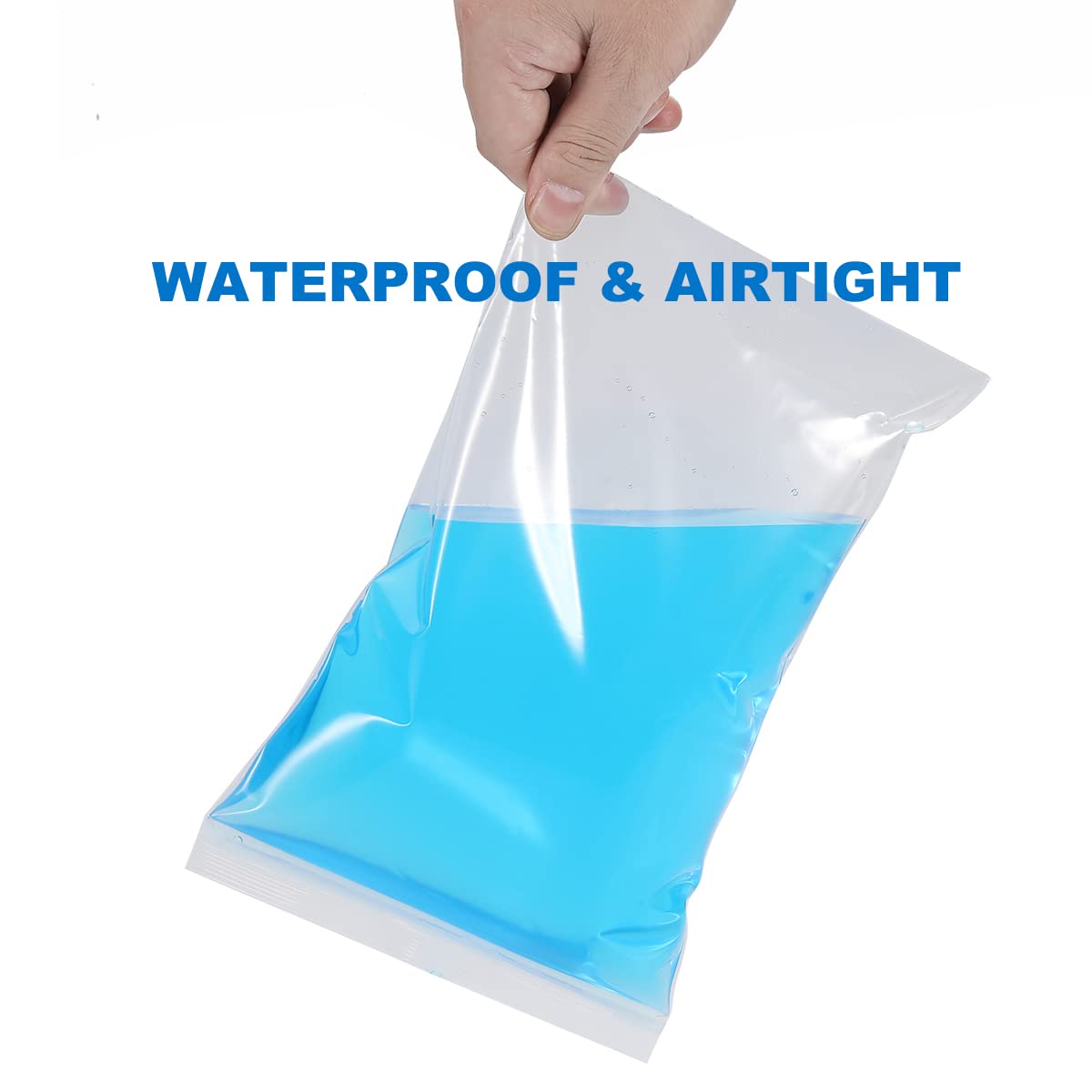 Somoga 100 PCS 3" x 5" Thick 4 Mil Clear Zip Poly Bags Plastic Reclosable Zip Seal Lock Bags Heavy-Duty Necklace Ring Coin Beads Jewelry Pill Zipper Bag
