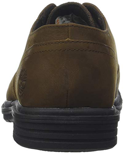 Timberland Men's Oxford Lace-Up Ankle Boots, Brown Dark Brown Nubuck, 45.5