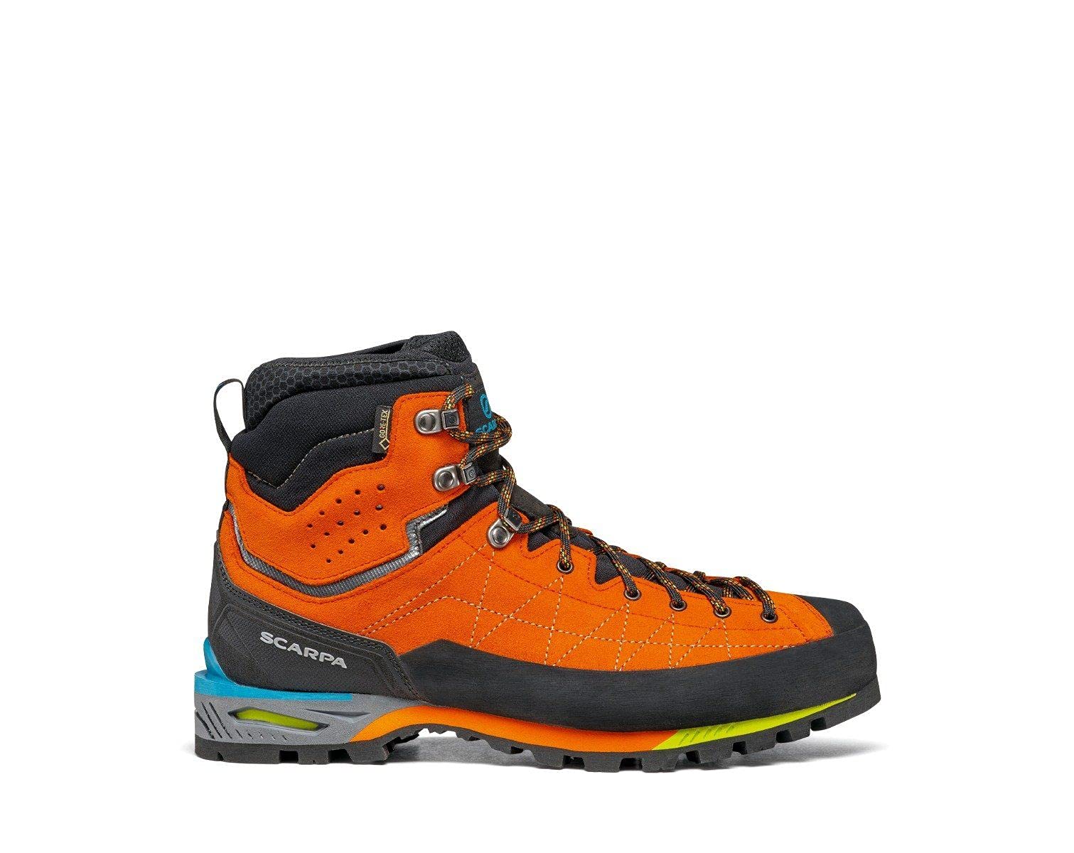 SCARPA Men's Zodiac Tech GTX Waterproof Gore-Tex Boots for Hiking and Mountaineering - Tonic - 8.5