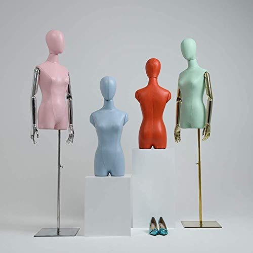 Tailors Dummy Female Tailors Dummy with Silver Tripod Stand | for Clothing Dress Jewelry Display Mannequin Body Dressmakers Dummy