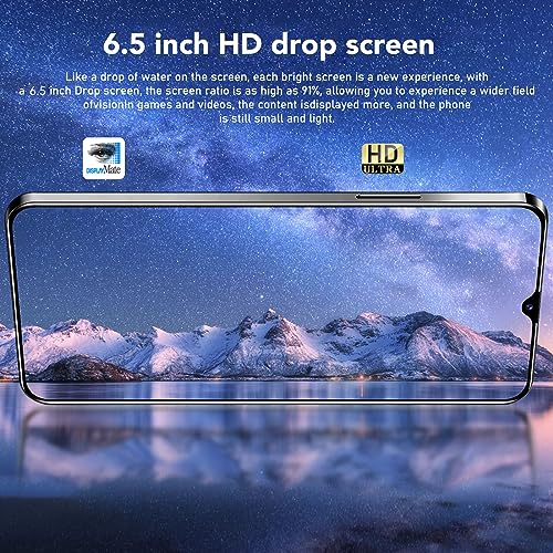 Vikye Large Screen 6.5in 5000mAh 4GB RAM 64GB ROM Ultra HD11.0 Unlocked Smartphone with Stylus, 13MP Camera, Face Unlock (US Plug)