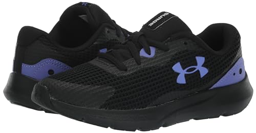 Under Armour Women's Surge 3, (006) Black/Violet Storm/Violet Storm, 8.5, US