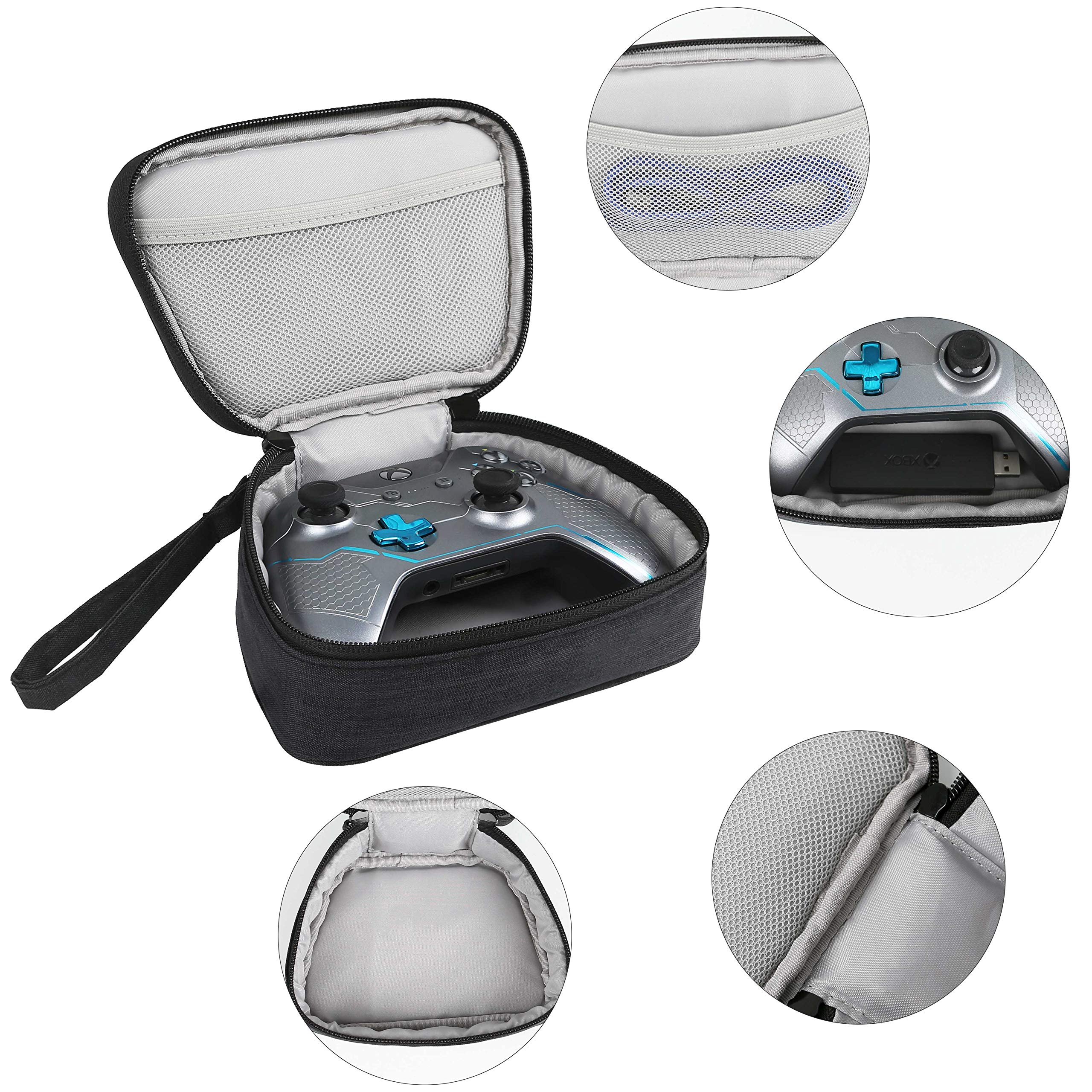 YSAGi Travel Carrying Case for Xbox Controller (Black)