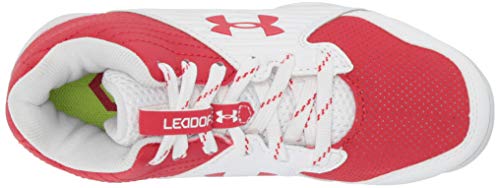 Under Armour Boys' Toddler Leadoff Mid RM Jr, Red (600)/White, 10