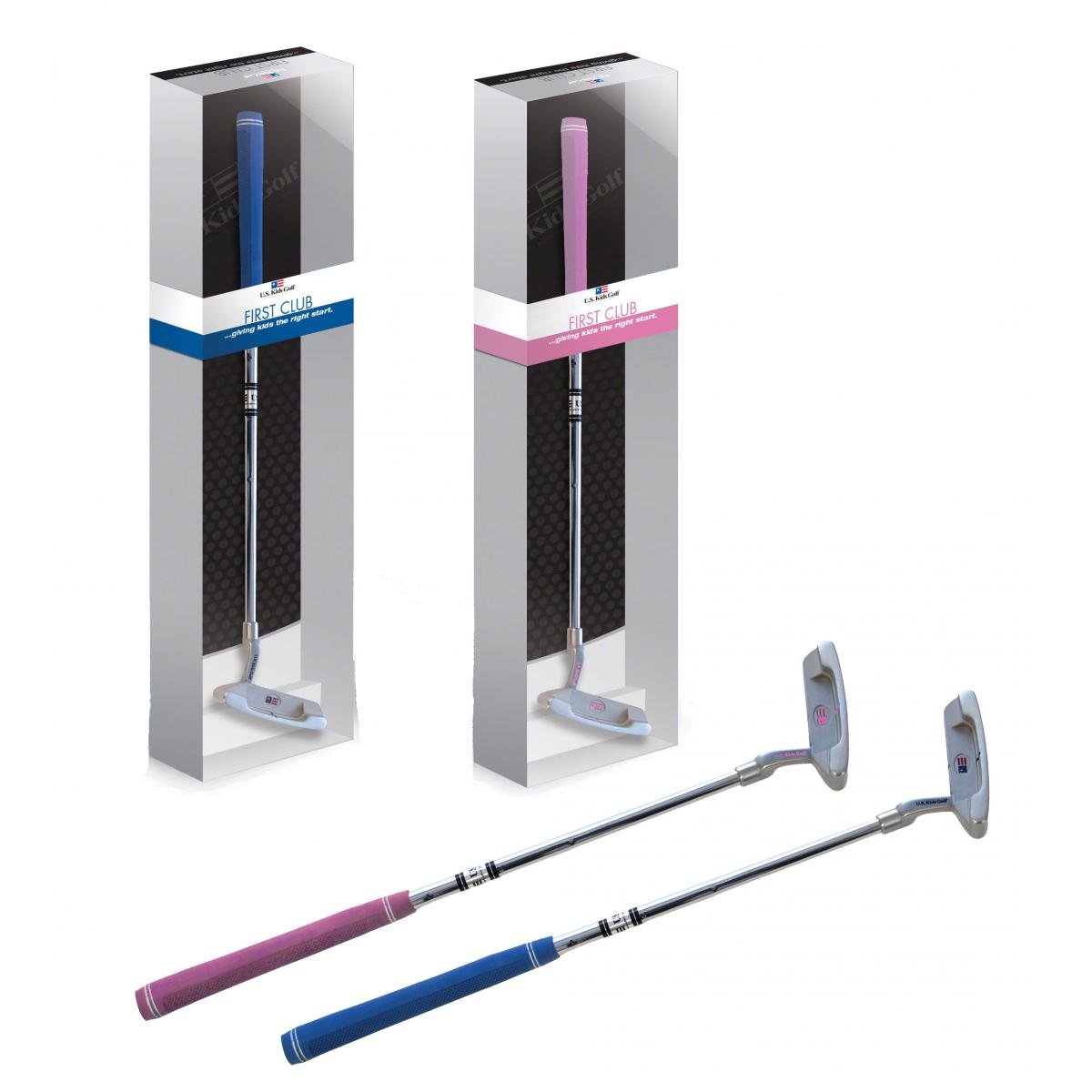 US Kids First Club Youth Golf Putter (Right Hand, Blue)