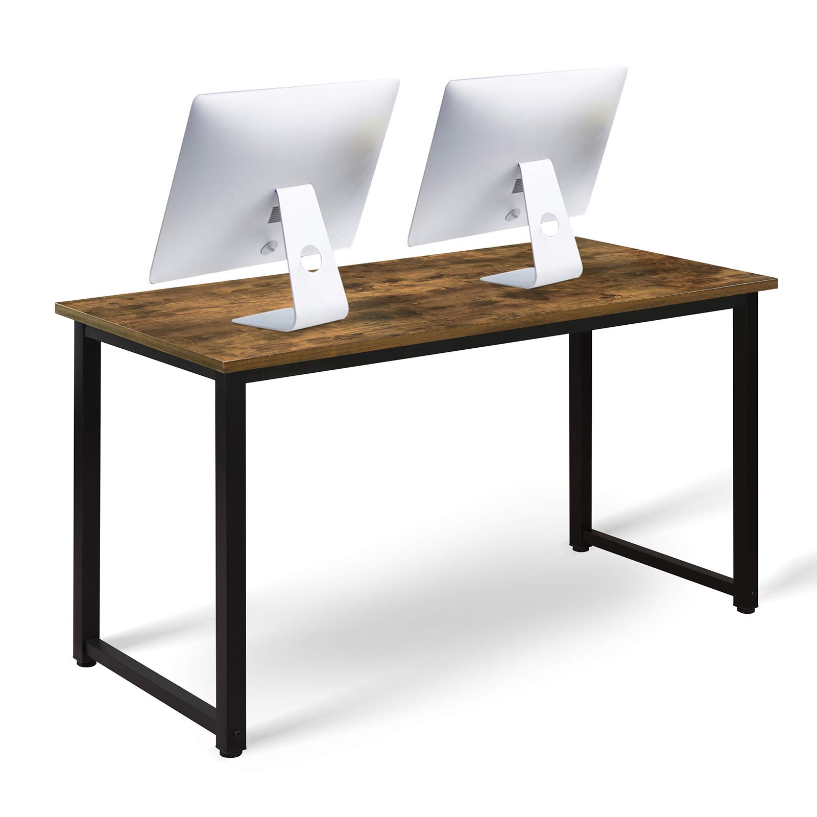 TIRI SMART Writing Desk 55 Inch Desk Office Desk for Home Office Modern Simple Style Computer Desk Laptop Study Table Office Desk Workstation Fiddle Back Figure