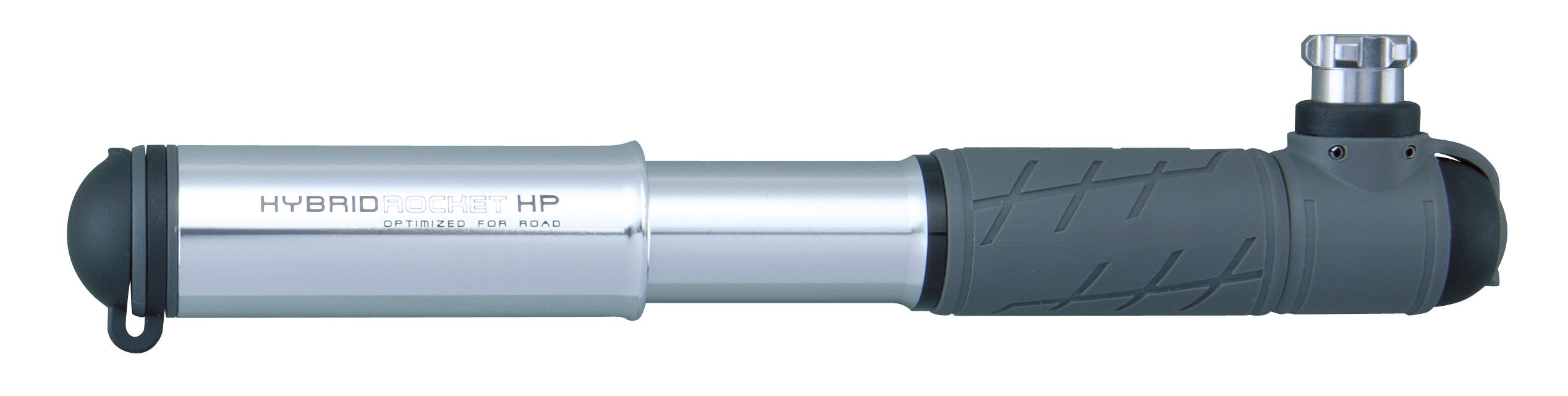 Topeak Hybrid Rocket HP Mini Pump Without Cartridge(Silver/Black, 7.5 x 1.5 x 0.9-Inch)
