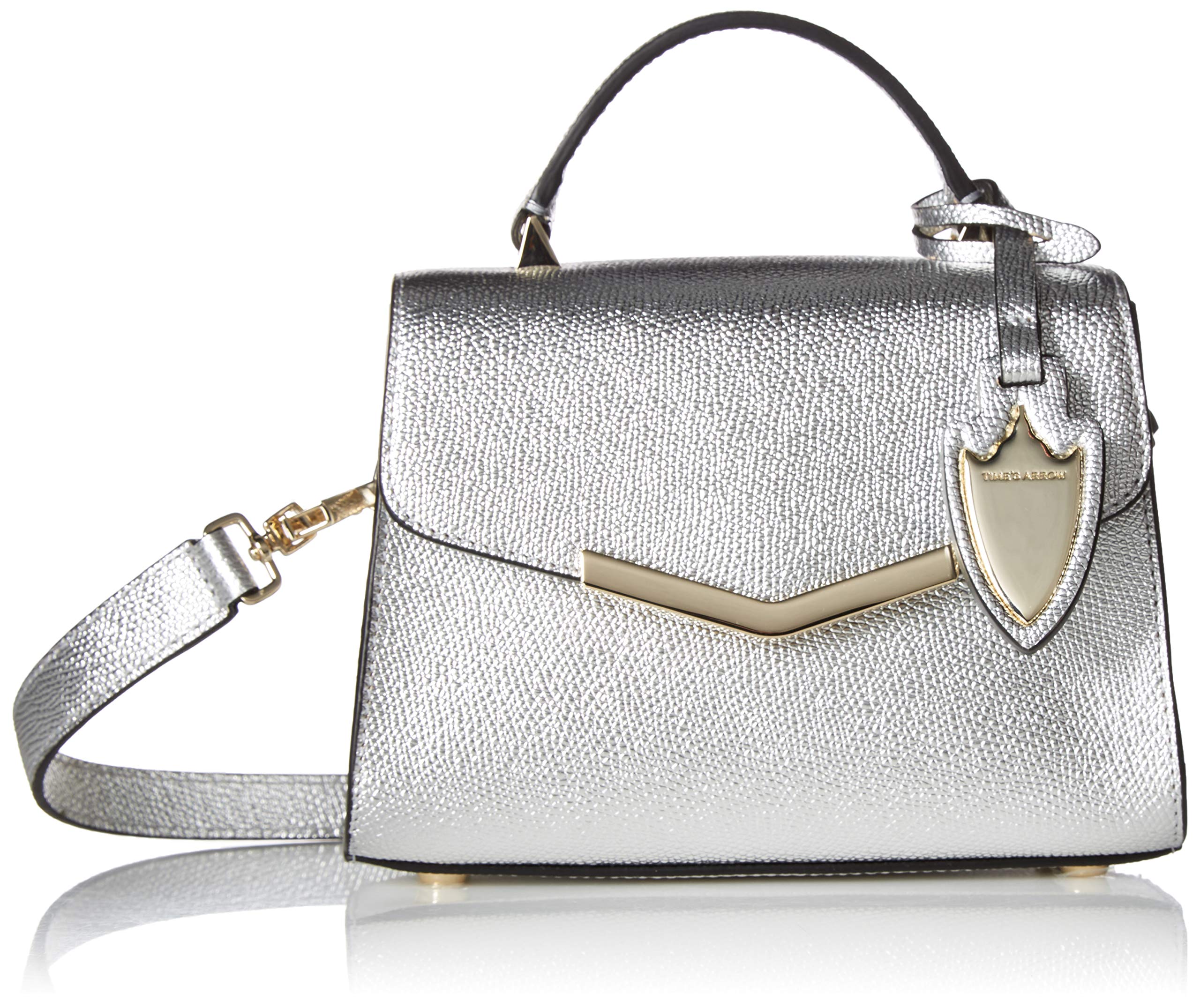 Time's Arrow Womens Ava Mini Satchel, Chrome