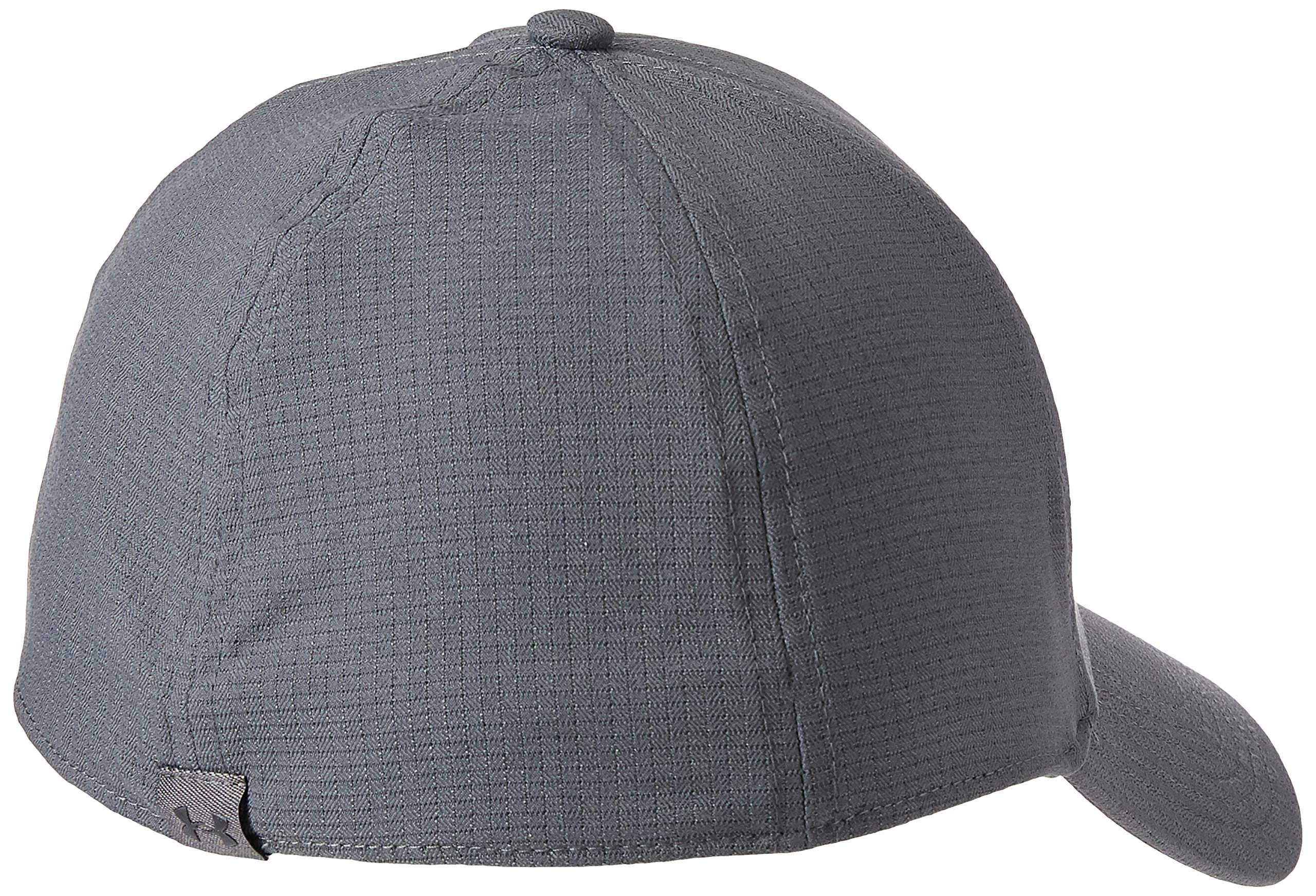 Under Armour Men's Iso-Chill Armourvent Fitted Cap , Pitch Gray (012)/Black , Large/X-Large