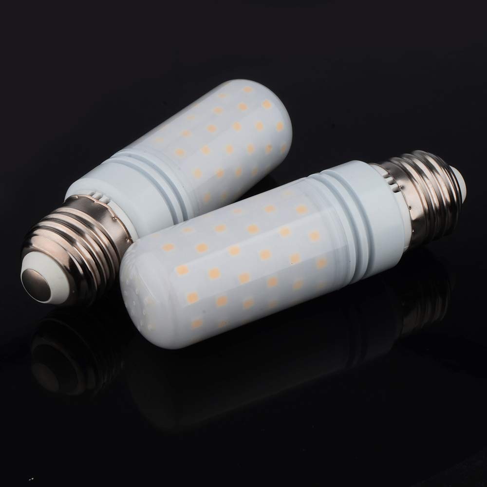 YIIZON E26 LED Corn Bulbs 15W, Candelabra LED Light Bulbs, 3000K Warm White, 1500LM, 120W Incandescent Equivalent, Edison Screw LED Light Bulbs Non-dimmable,4-Pack