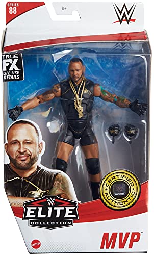 WWE MATTEL MVP Elite Collection Series 90 Action Figure 6 in Posable Collectible Gift Fans Ages 8 Years Old and Up