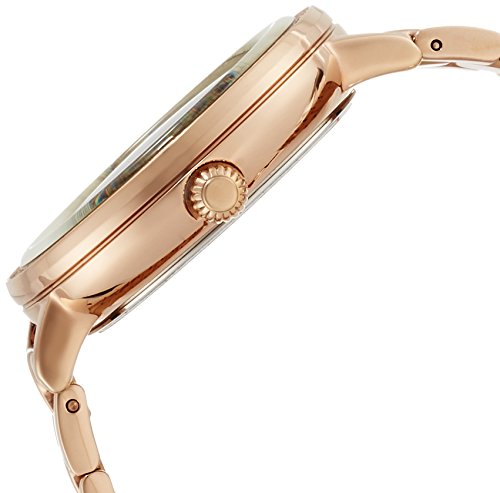 Ted Baker Women's TE4107 "Vintage Glam" Rose-Gold Tone Stainless Steel Rhinestone-Accented Watch