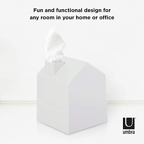 Umbra Casa Tissue Box Cover, White