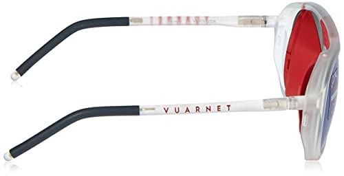 Vuarnet sunglasses Vuarnet Ice (VL-1709 0008-1626) Transparent Crystal - Grey green polarised with Blue mirror effect lenses