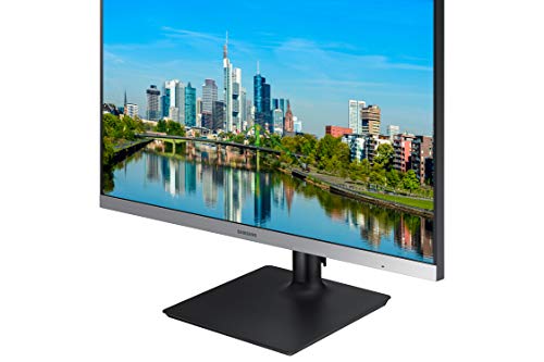 SAMSUNG FT650 Series 24-Inch FHD 1080p Computer Monitor, 75Hz, IPS Panel, HDMI, USB Hub, Height Adjustable Stand, 3 Yr WRNTY (LF24T650FYNXGO)