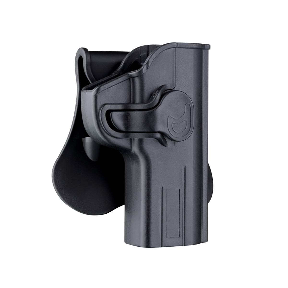 SR9C Holster for Ruger SR9 Full-size, SR9 Compact(Not for Security 9), Outside Waistband OWB Paddle SR9 Gun Holster, 360° Adjustable Cant/Fast Release - Right Handed