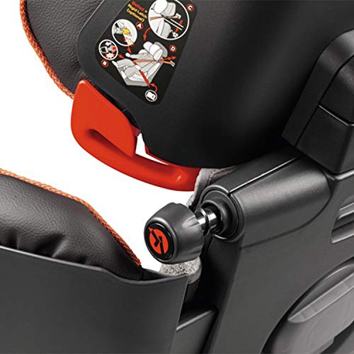 Viaggio Flex 120 - Booster Car Seat - for Children from 40 to 120 lbs - Made in Italy - Crystal Black (Black)