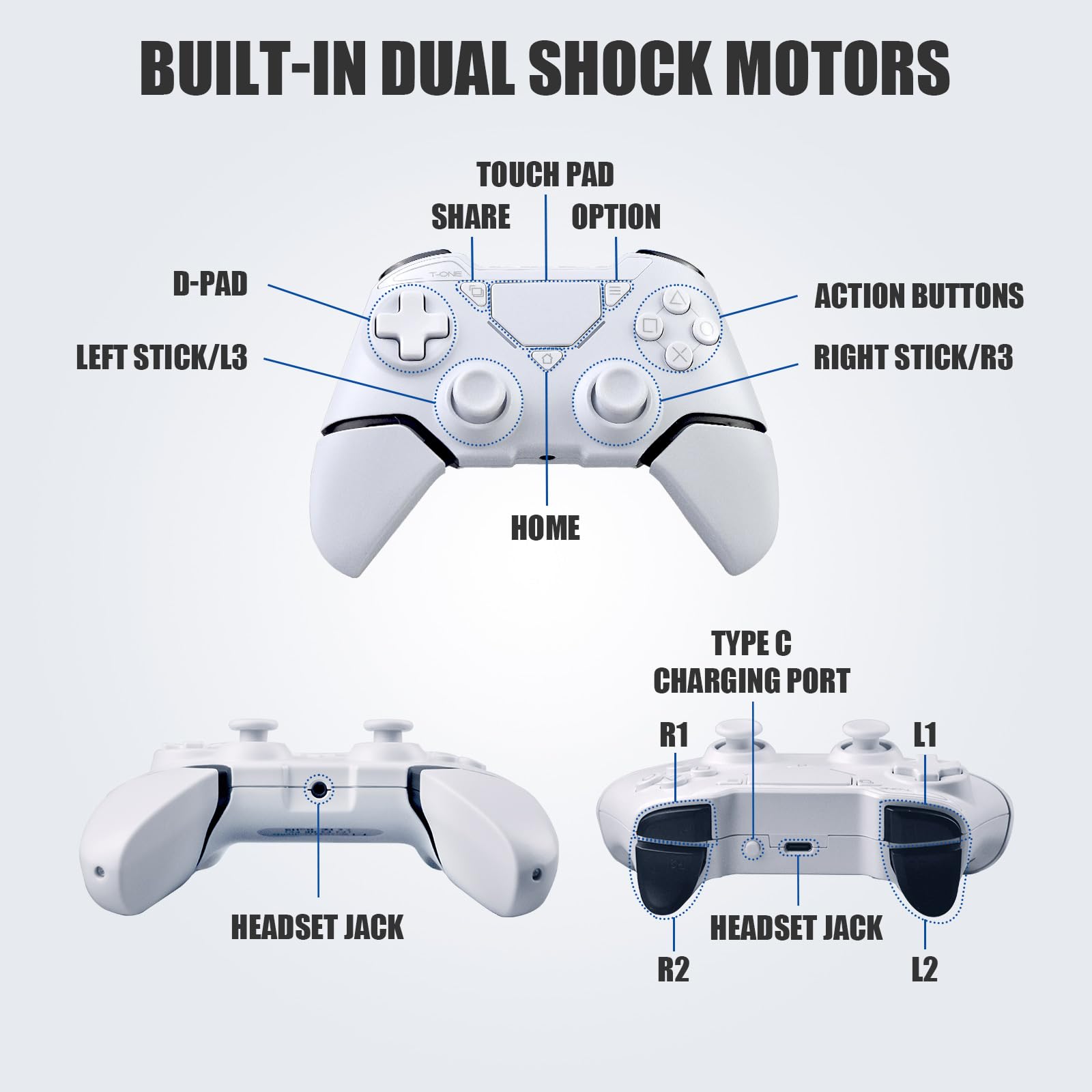 Wireless Controller, White
