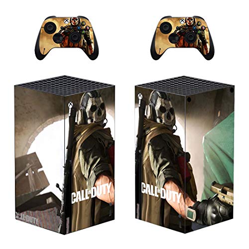Vinyl Skin Sticker Cover Decal for Microsoft X-box-Series-X Console and Remote Controllers FPS GAME SERIES HD Printing (only fit X-box-Series-X )