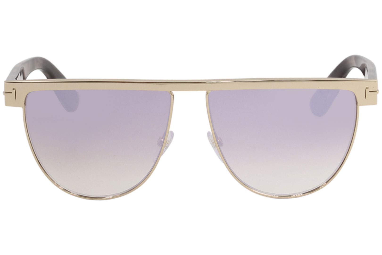 Tom Ford Oval Sunglasses TF570 Stephanie-02 28Z Gold/Rose Havana 60mm FT0570