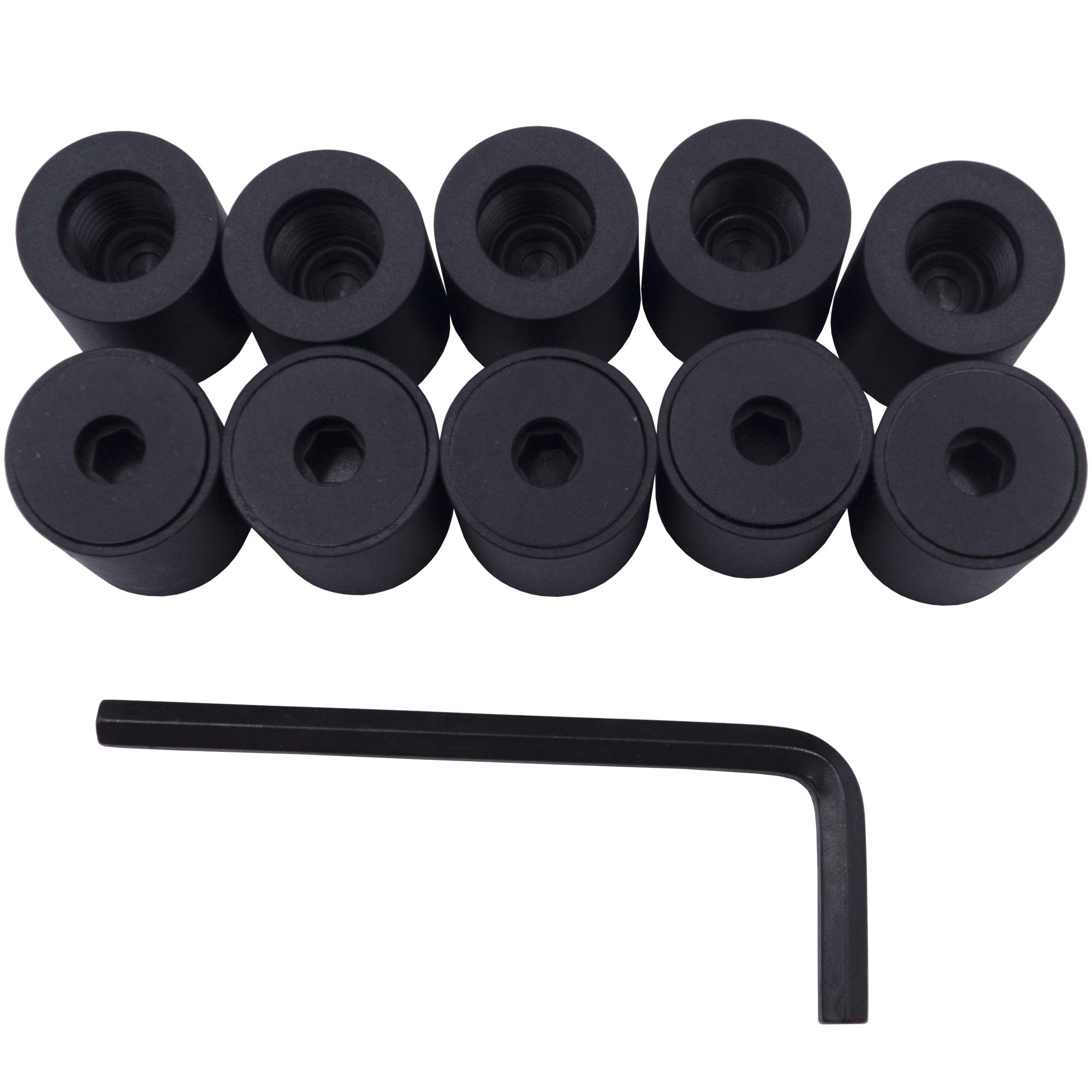 Supplying Demand SFL1410 10 Pack 1/4 Inch Safety Locking Caps with Tool