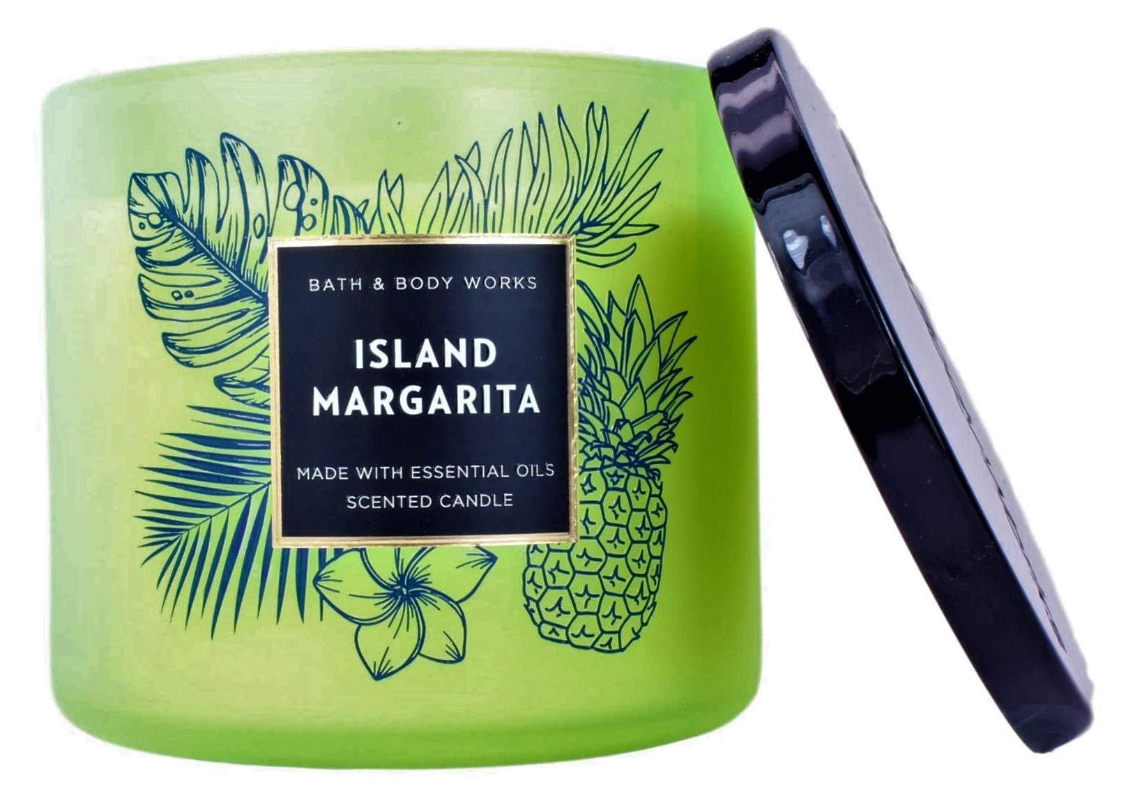 White Barn Bath and Body Works Island Margarita 3 Wick Scented Candle 14.5 Ounce