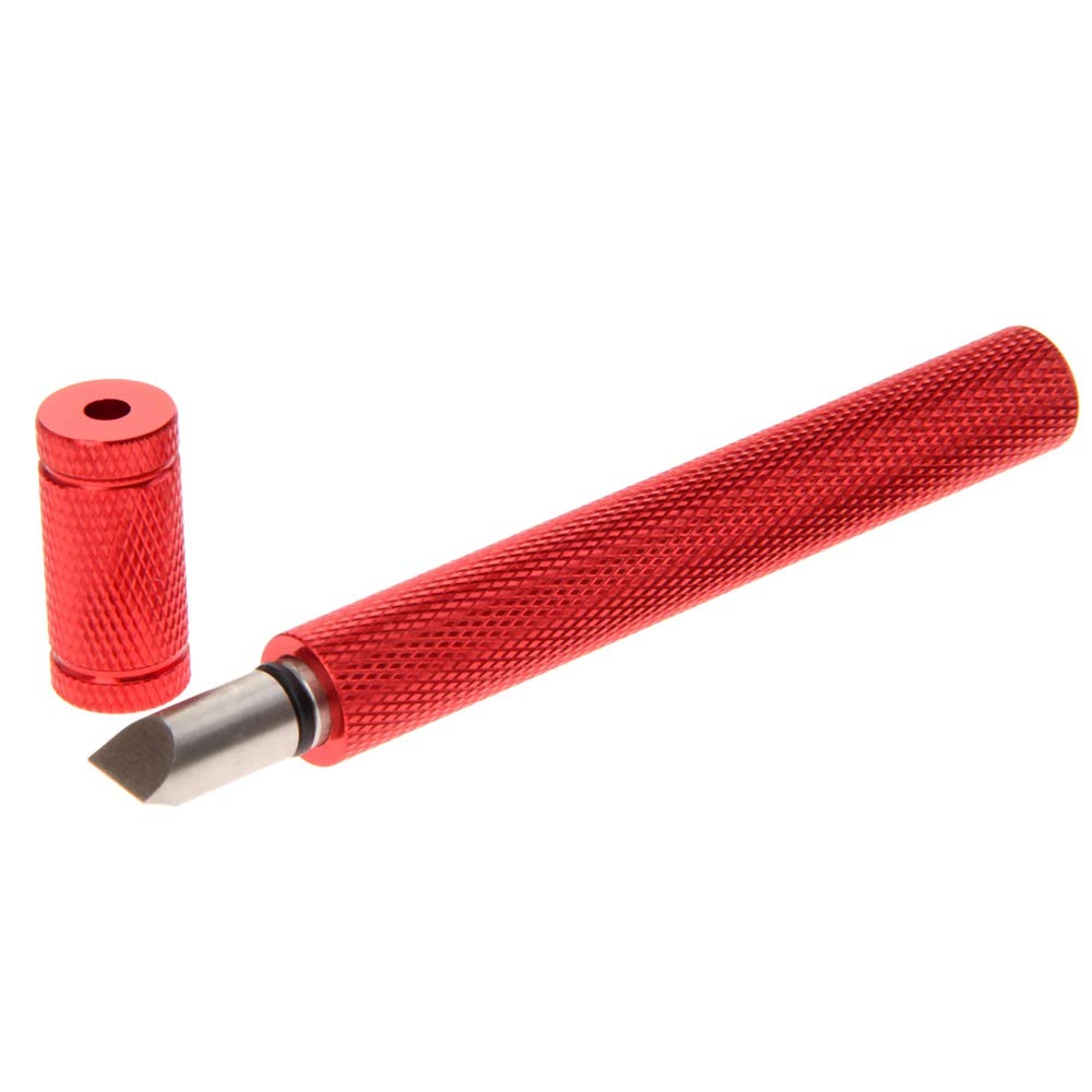 traderplus Golf Club Groove Sharpener Re-Grooving Tool - Improved Backspin and Ball Control - Wedges and Irons (Blue)