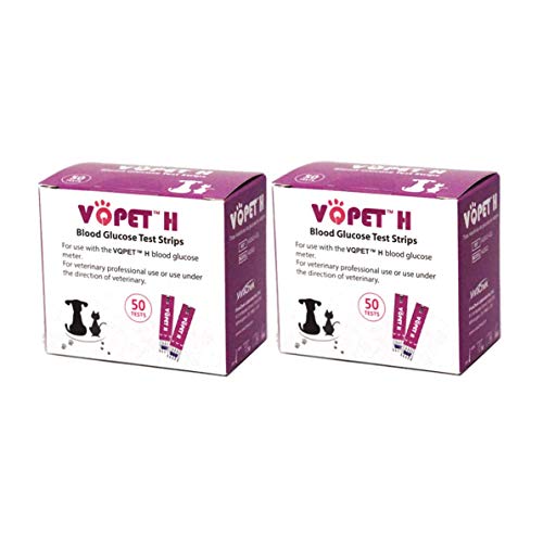 VQ PET H Blood Glucose Monitoring System for Pet Use Starter KIT with 50 Test Strips