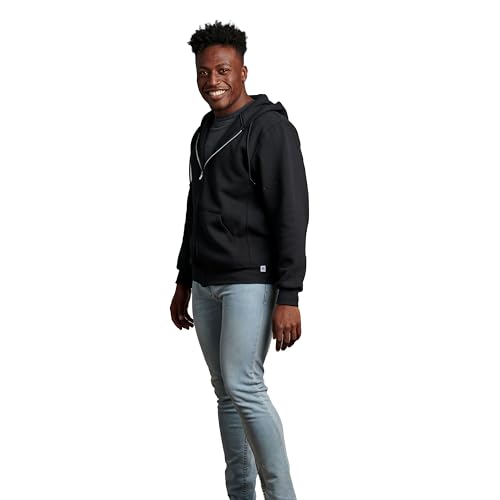 Russell Athletic mens 697hbm athletic hoodies, Black, Medium US