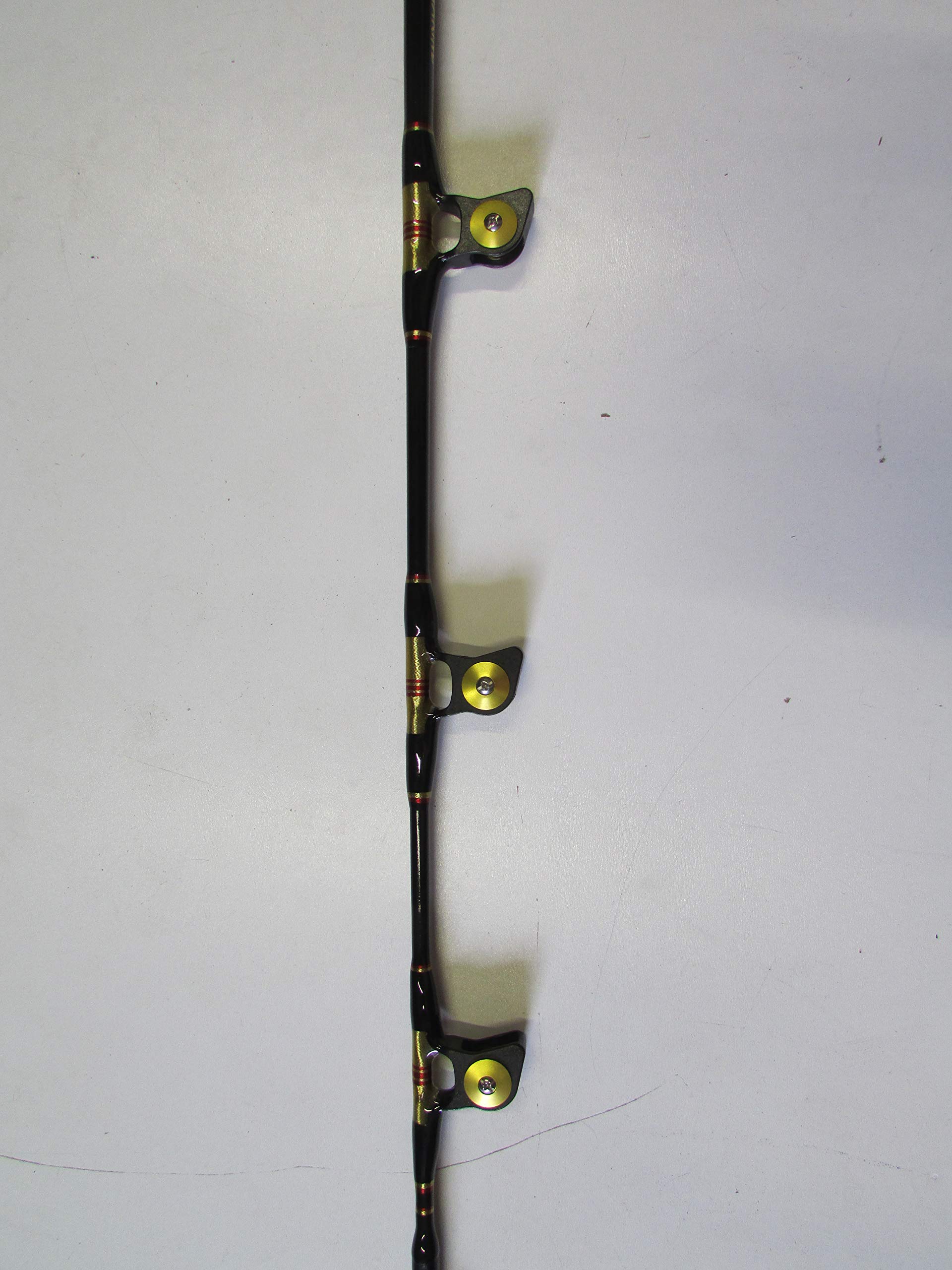 Xcaliber Marine Goliath Series 50-80lb Saltwater Trolling Rod (Red & Gold)