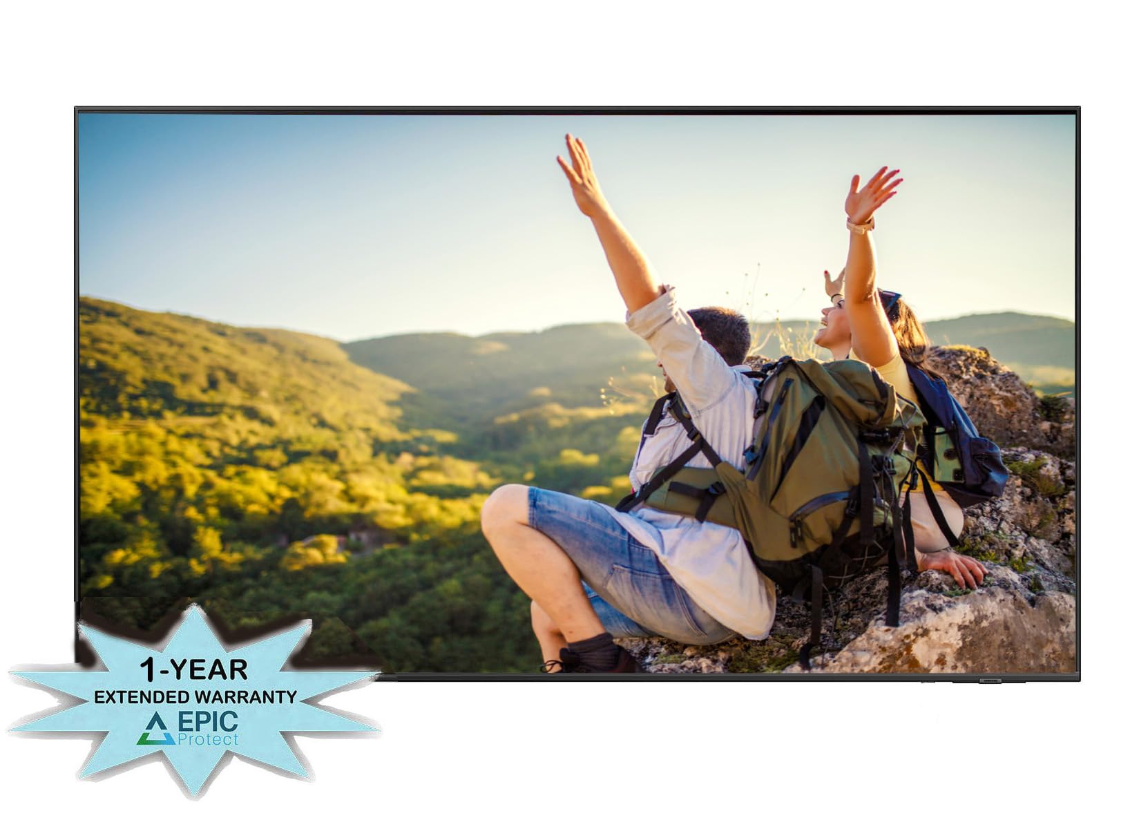 SAMSUNG QN65Q60CAFXZA 65 Inch QLED 4K Quantum HDR Dual LED Smart TV with an Additional 1 Year Coverage (2023)(USED)