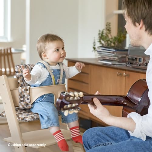 Tripp Trapp Baby Set from Stokke, White - Convert The Tripp Trapp Chair into High Chair - Removable Seat + Harness for 6-36 Months - Compatible with Tripp Trapp Models After May 2006