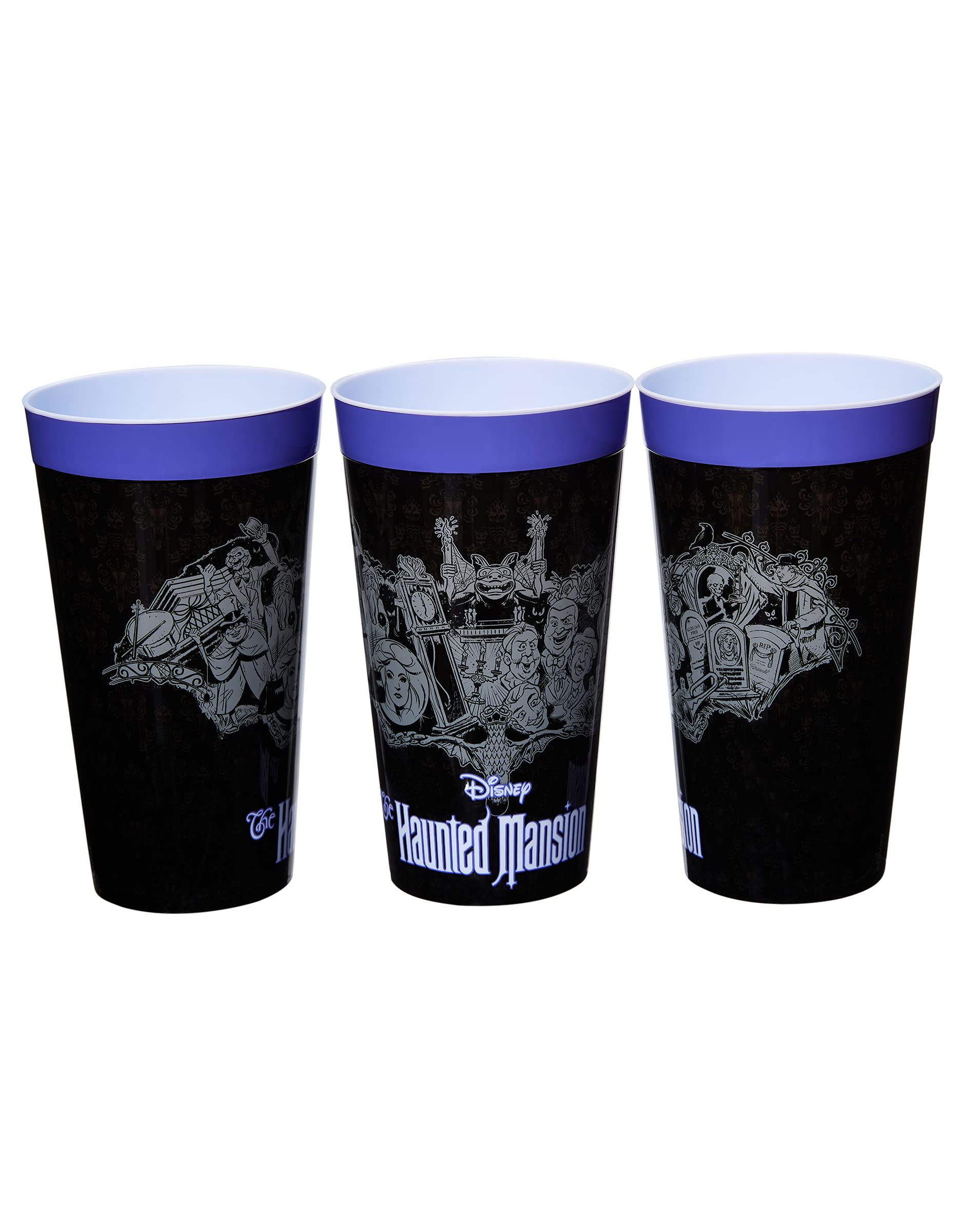 Spirit Halloween Disney The Haunted Mansion Carnival Cup and Mini Glass Set
