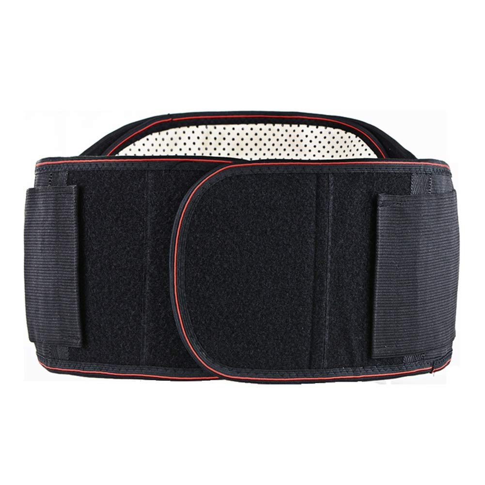 ZFF Self-Heating Back Support Lumbar Belt for Women Men Lower Back Brace Back Pain Relief and Injury Prevention with Removable Pad (Size : XL(120 * 23cm))