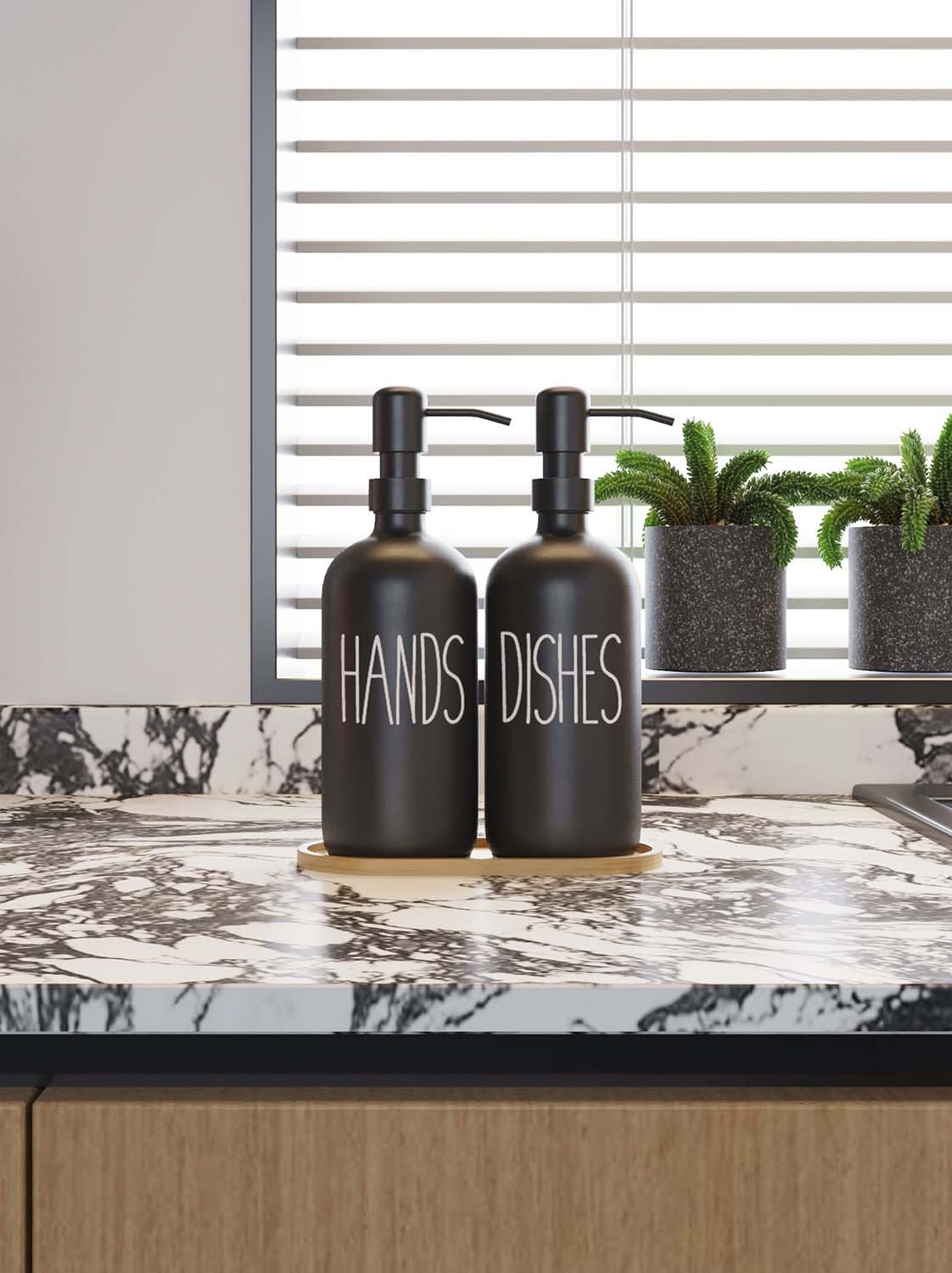 Soap Dispenser,Dish Soap Dispenser for Kitchen Sink,Glass Hand Soap Dispenser,Modern Farmhouse Decor Dish Soap Pump for Kitchen Sink, Bathroom Decorā¦