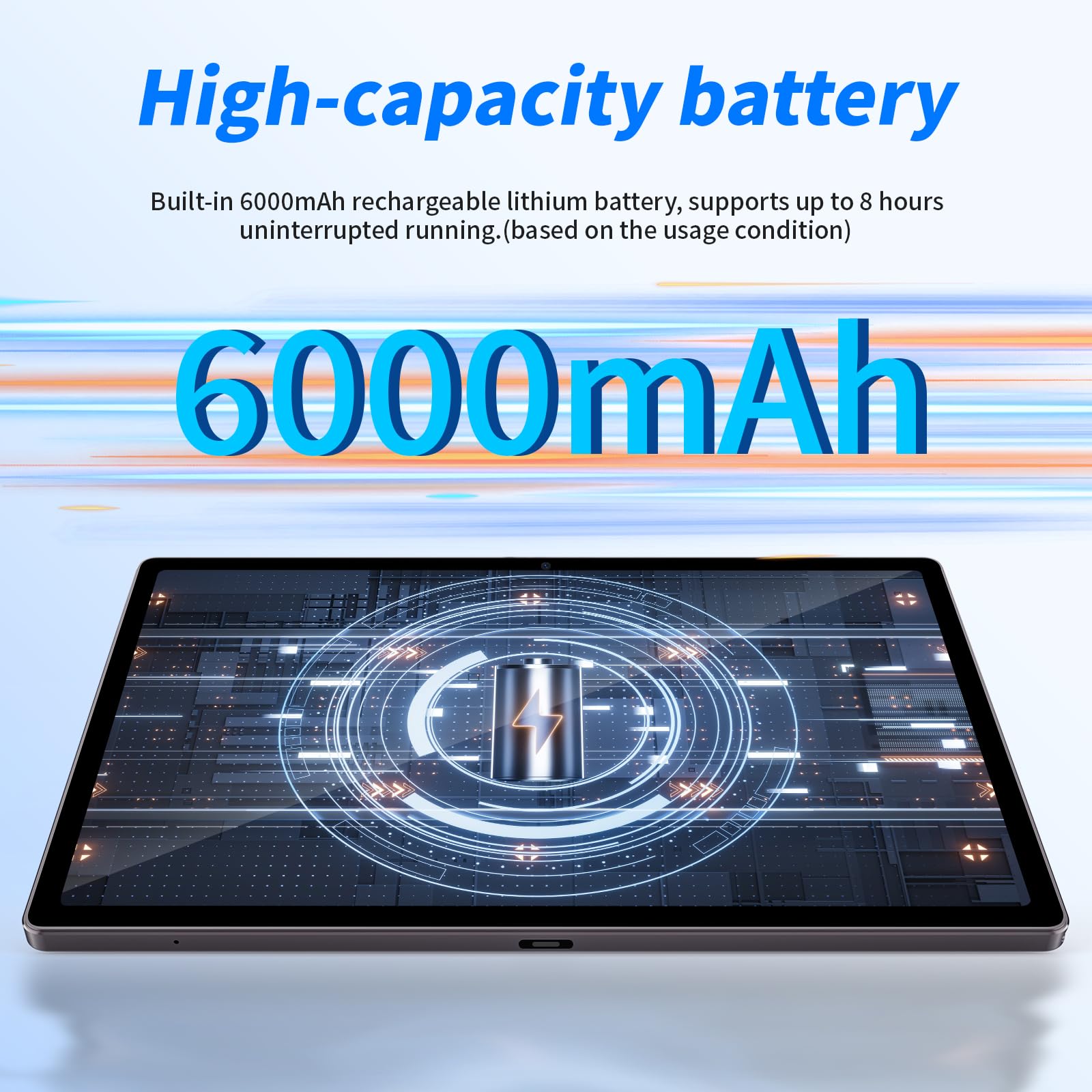 Tablet 10.5 inch Android 13 Tablet 2023 Latest Octa-Core Processor with 8GB RAM 64GB ROM, Dual 13MP+8MP Camera, 4G LTE Cellular with 2.4/5.0GHZ Dual WiFi, Bluetooth, GPS, 1TB Expand, 2K IPS