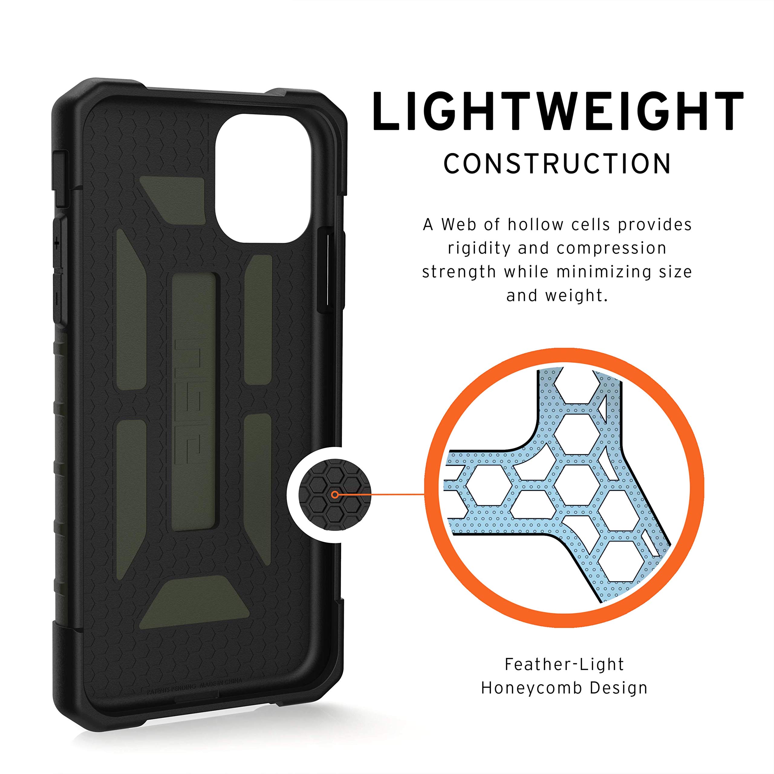 URBAN ARMOR GEAR UAG Designed for iPhone 11 [6.1-inch Screen] Pathfinder Feather-Light Rugged [Black] Military Drop Tested iPhone Case