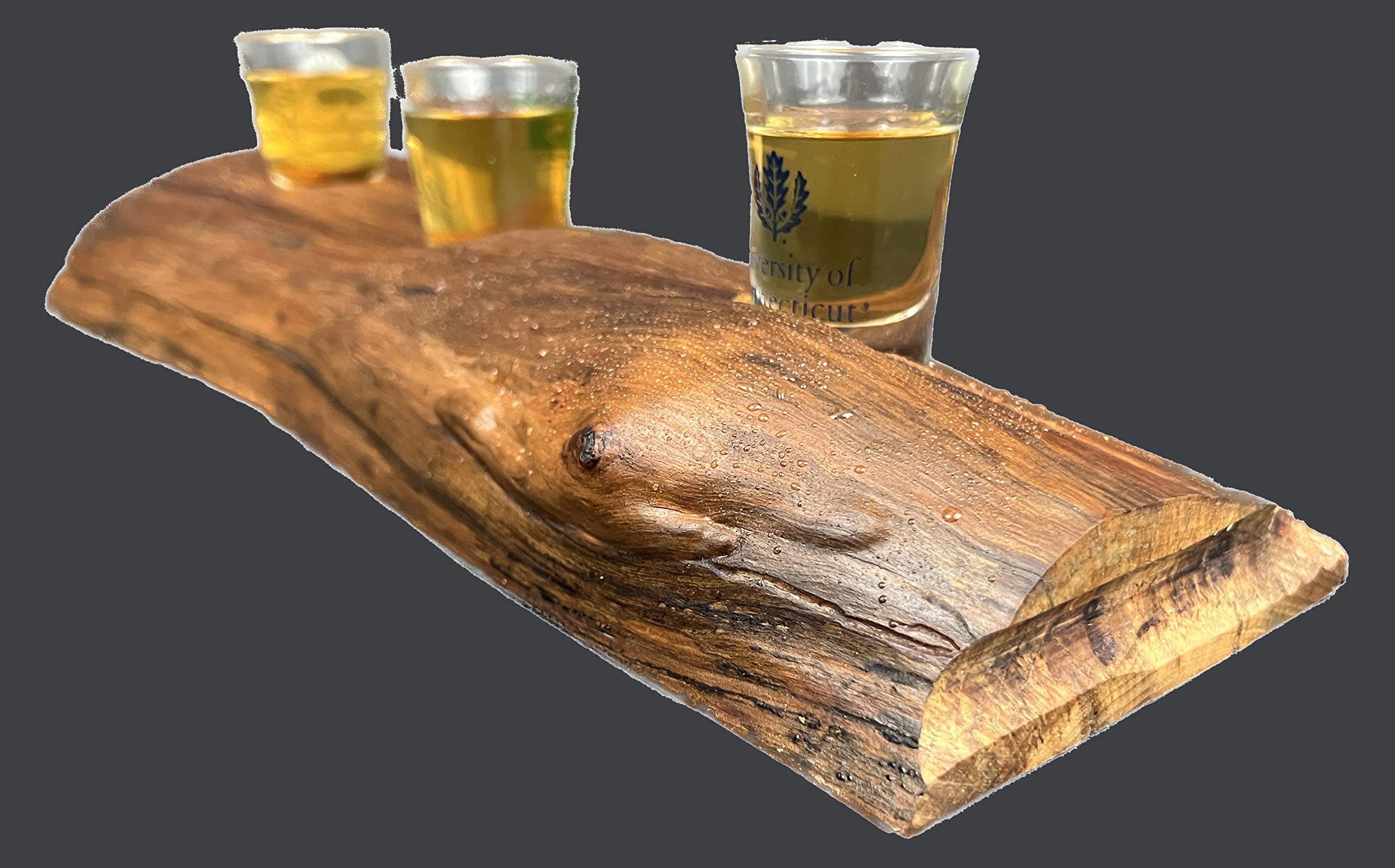 White Oak Shabby Chic Tealight holder | Shot glass tray | Solid hardwood centerpiece for any occasion by Dusty Roads C3