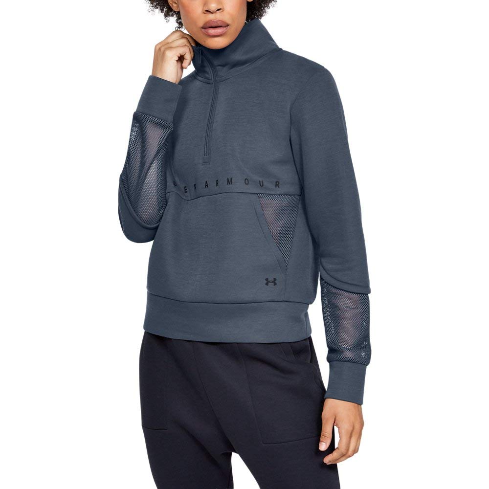 Under Armour UA Unstoppable Move Light ½ Zip Mock SM Downpour Gray