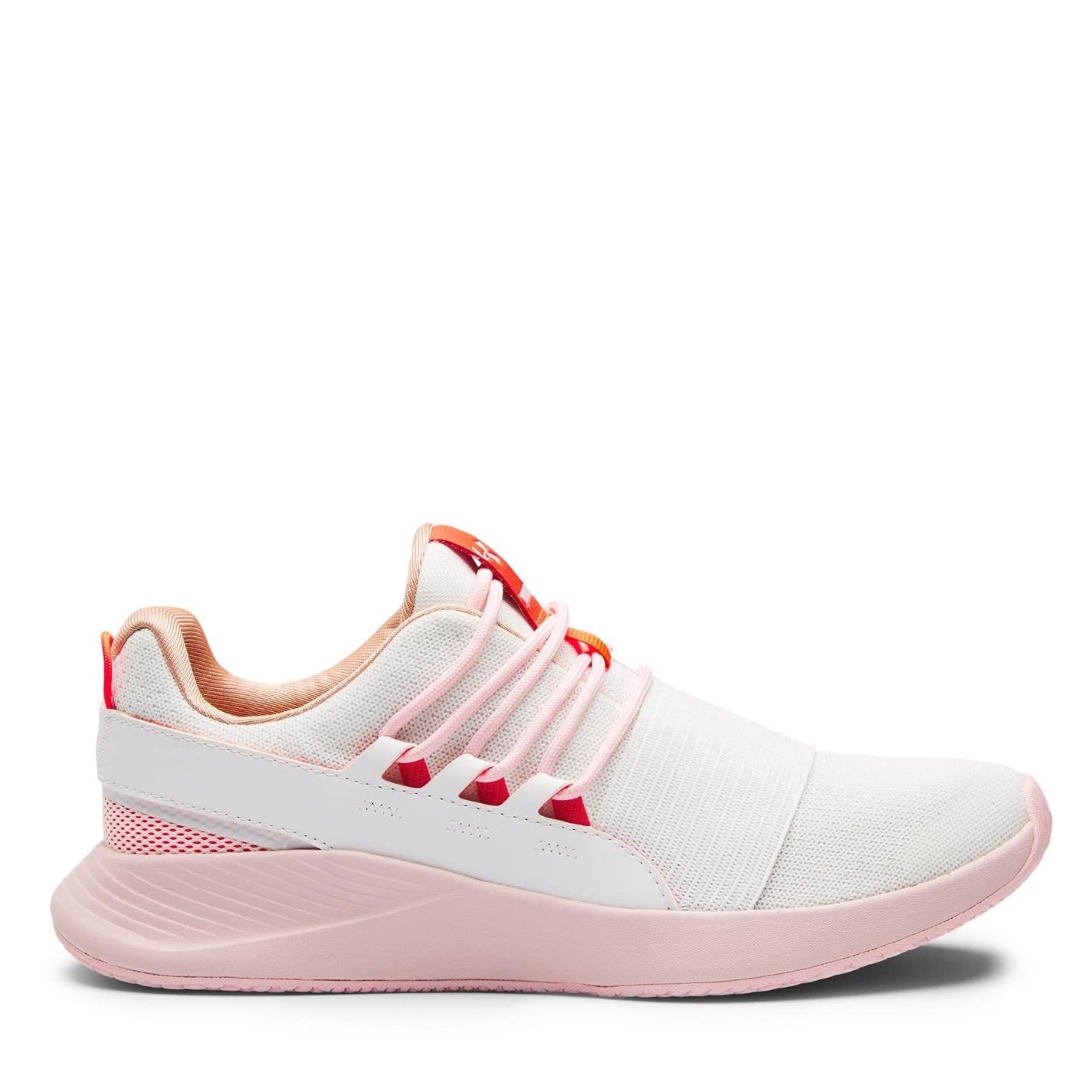 Under Armour Women's Charged Breathe Lace, White, 12 M US