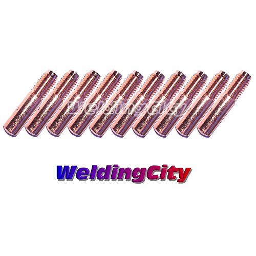 WeldingCity Pack of 10 Contact Tip 087299/770174 (0.023") for Miller "M" Series and Hobart "H" Series MIG Welding Guns
