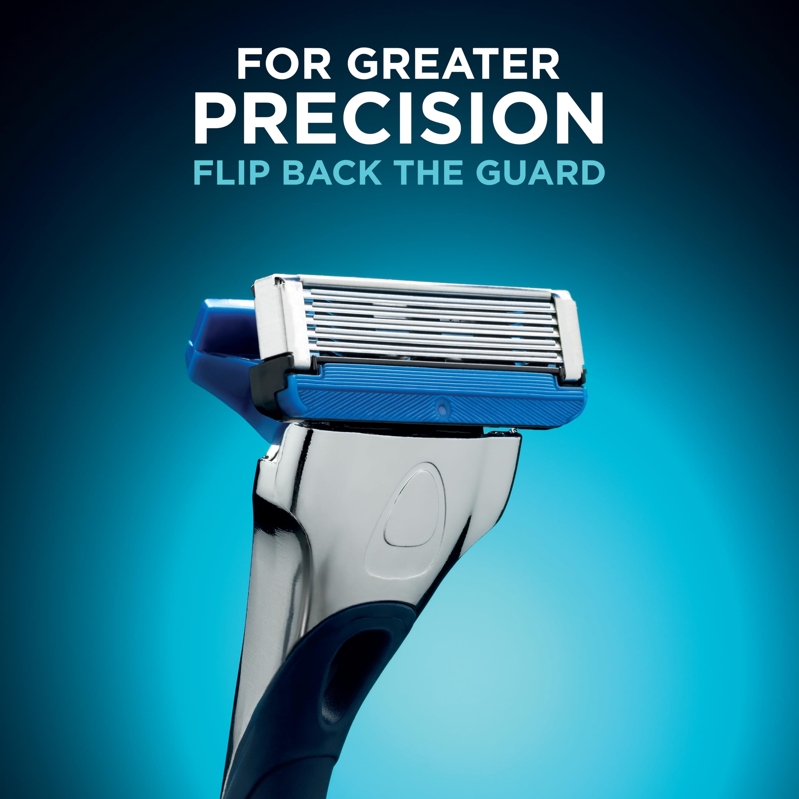 WILKINSON SWORD - Hydro 5 Skin Protection For Men | Hydrating Gel and Precision Trimmer | Pack of 12 Razor Blade Refills