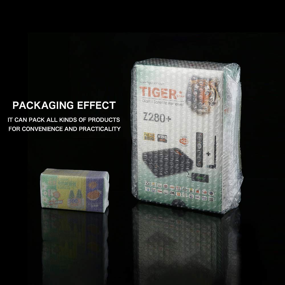 Upkg Bubble Cushioning Wrap Rolls 350 ft Total, 3/16β Small Air Bubble, 24 Inch x 350 Feet, Perforated Every 24β for Packing, Shipping, Mailing β¦, 24x350ft,3/16"