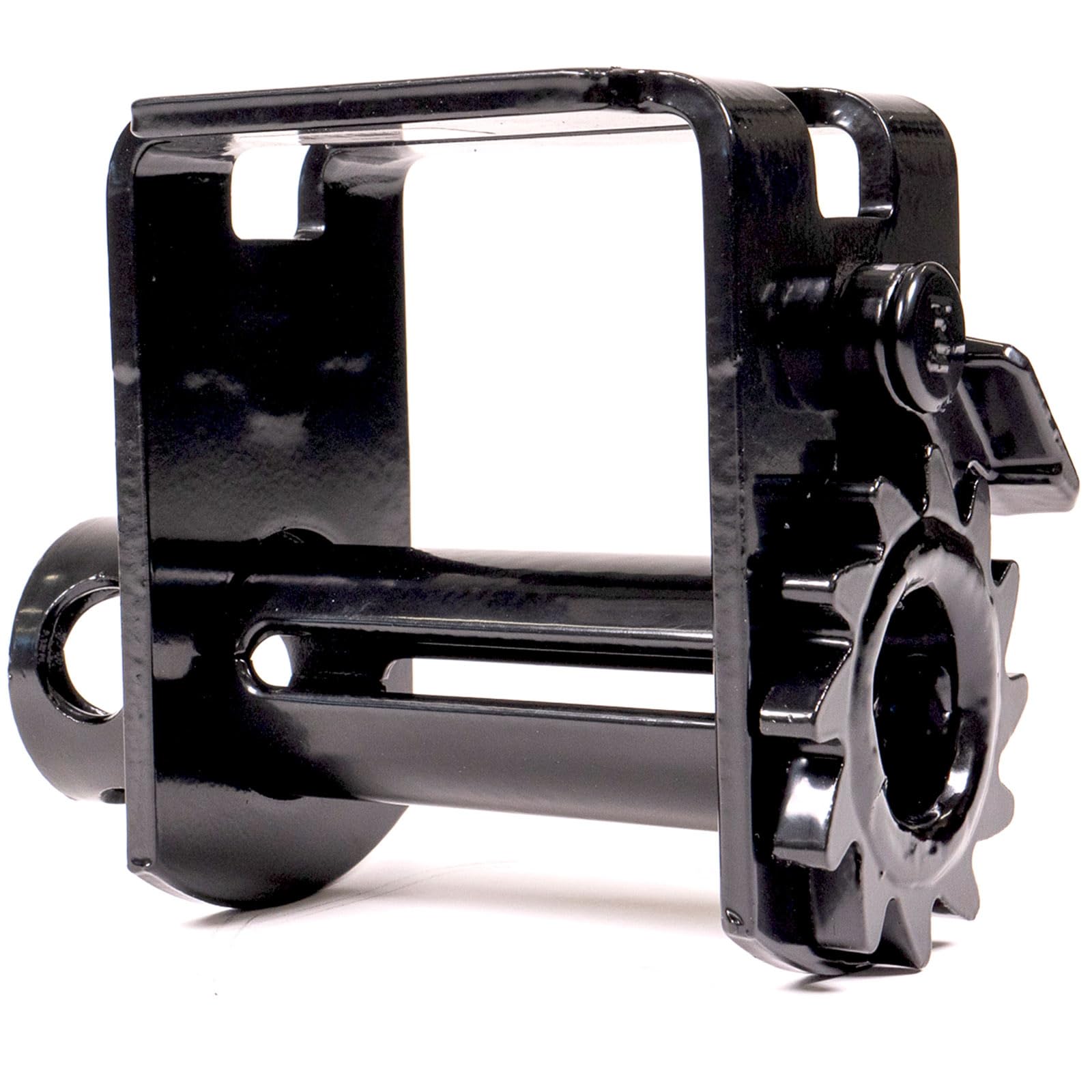 US Cargo Control Standard Profile Sliding Winch for Double L Track, Durable Steel Winch, Holds Up to 20 Feet of Webbing, Slides to Any Position for Winch Control, Black, 4 Inch